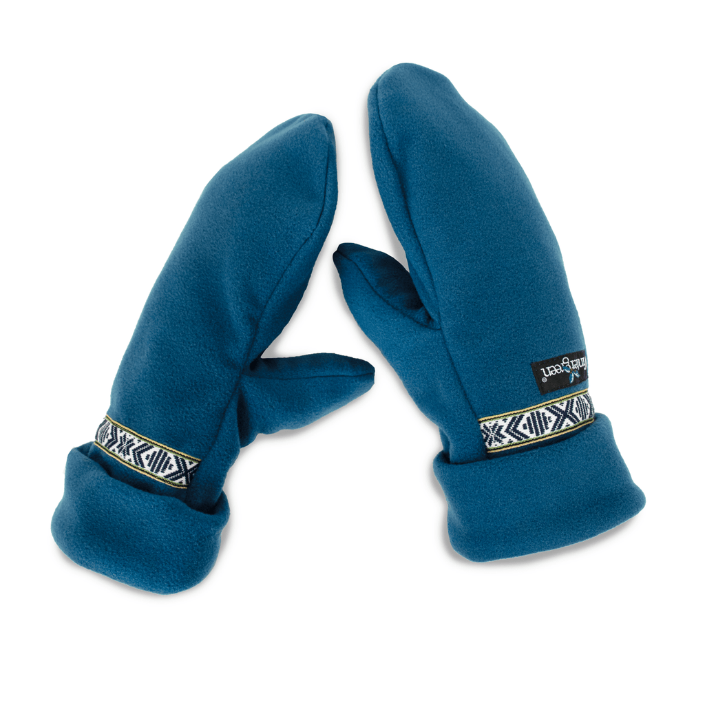 Lagom Roll Cuff Mittens (Unisex)-Made in Ely, MN.