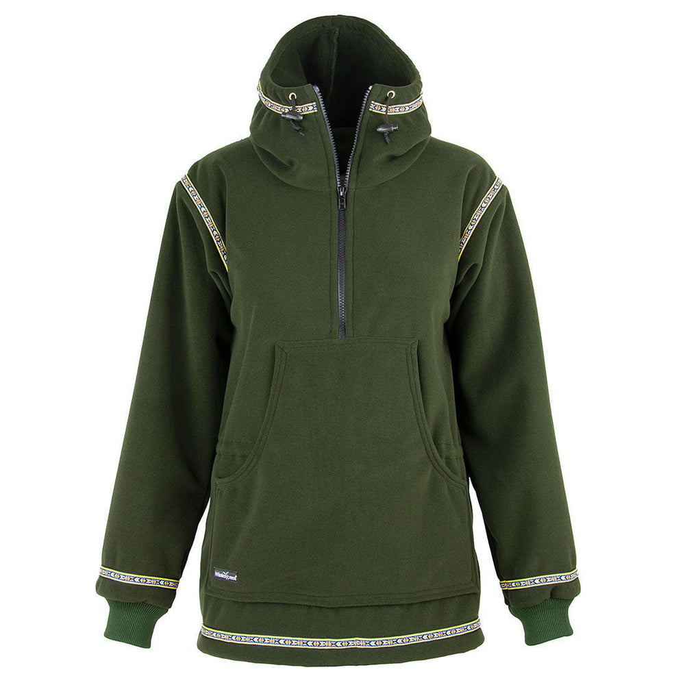 Expedition Fleece Anorak Partial Zip (Women's)-Made in Ely, MN.