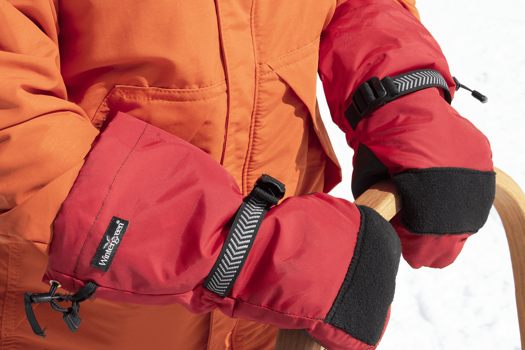 Wintergreen Shell Overmitts (Unisex)-Made in Ely, MN.