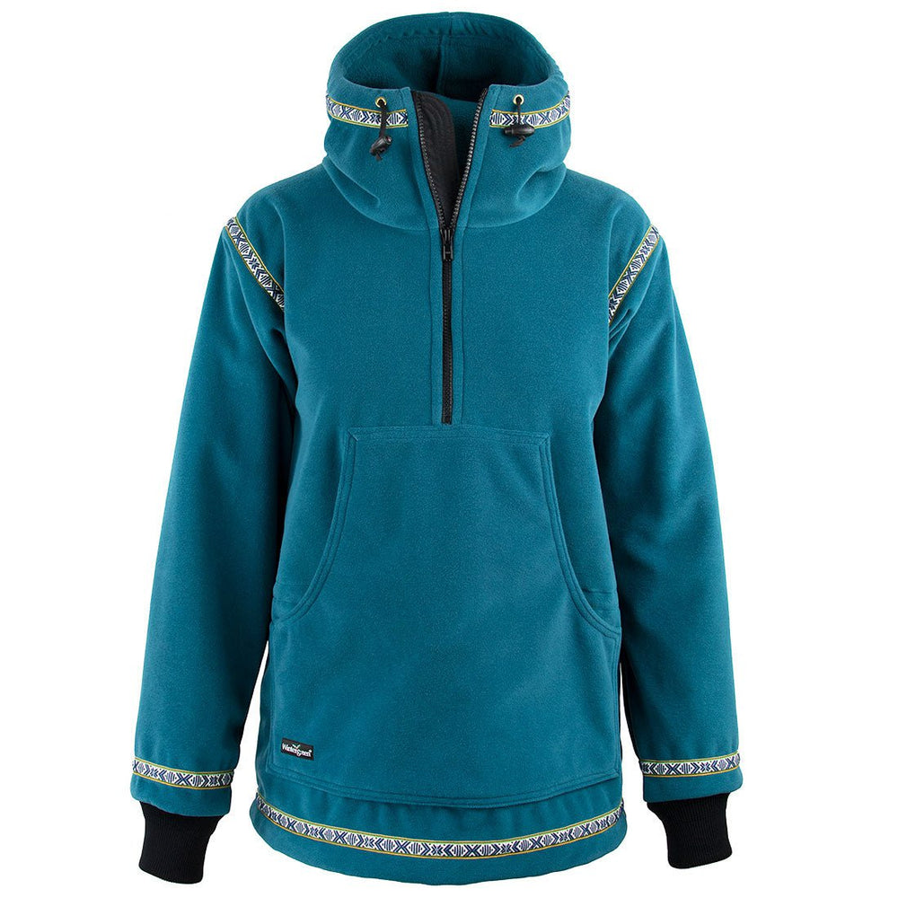 Expedition Fleece Anorak Partial Zip (Women's)-Made in Ely, MN.